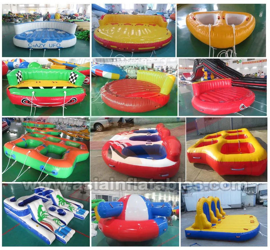 Wholesale Inflatable Water Flying Crazy UFO Tube Games
