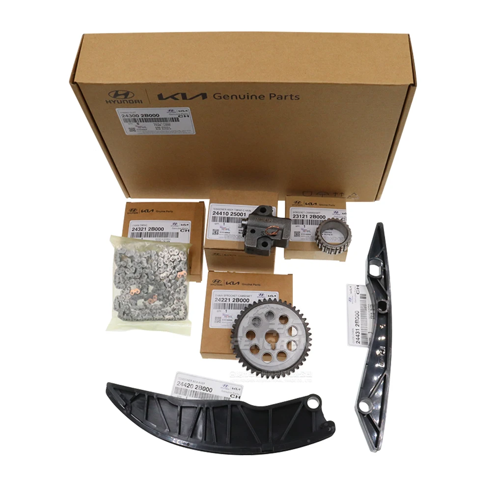 Kit de cadena de distribución de coche, piezas de repuesto para Hyundai ...