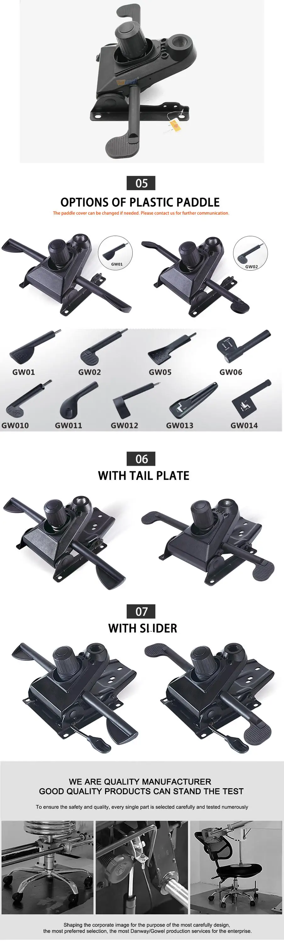 Tilt Chair Hardware Mechanism - Durable Office Solutions