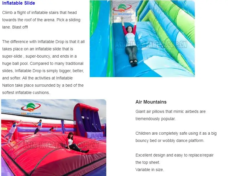 Inflatable Team Building Games Kids Inflatable Course Inflated ...