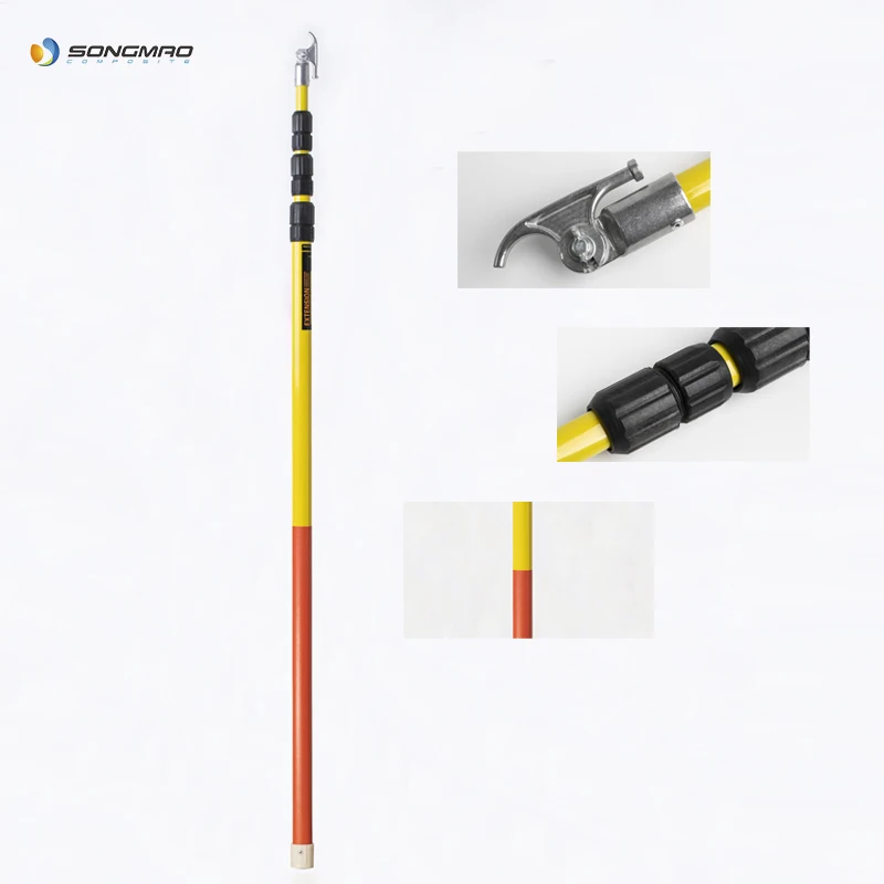 3m to 12m Telescopic Rods - Insulated High Voltage Hot Sticks