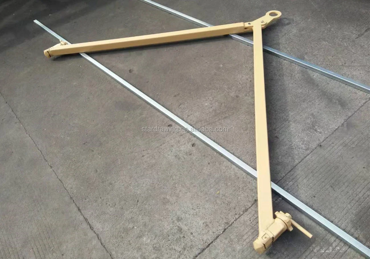 SS Heavy Duty ISO Shipping Container Tow Bar - Foldable Design