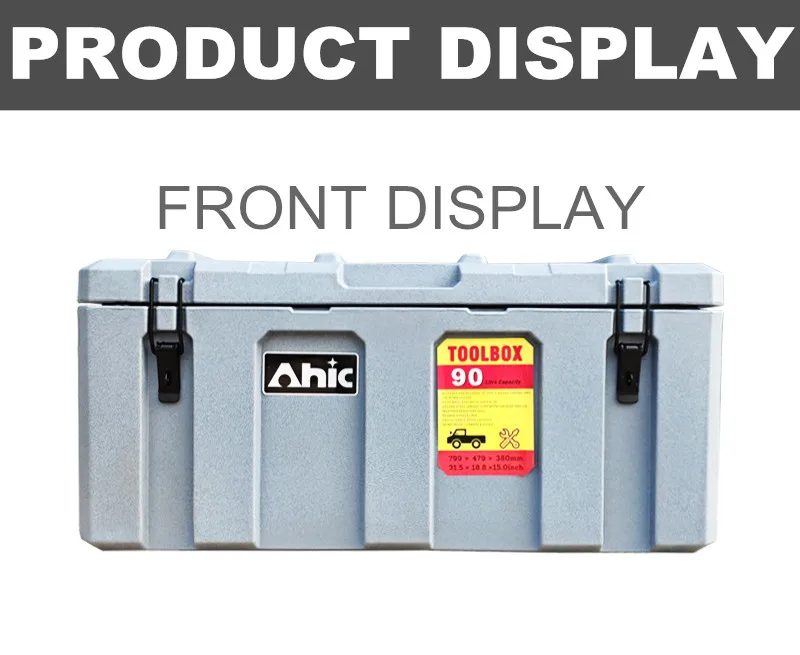 Heavy Duty 90 Liter Waterproof Plastic Tool Box For Truck & Outdoor - Odm