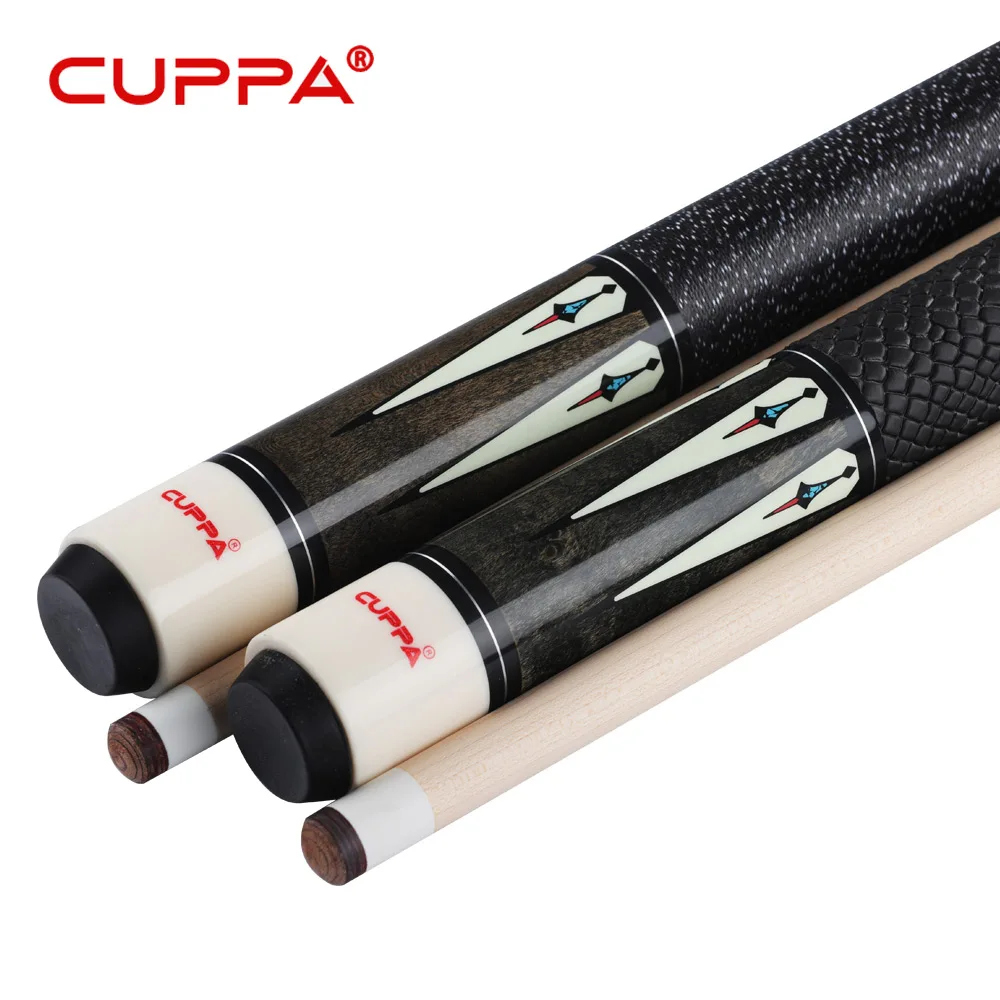 Cuppa Dl Billiard Cue Pool Cue Stick 11.75/12.75mm North American Maple ...