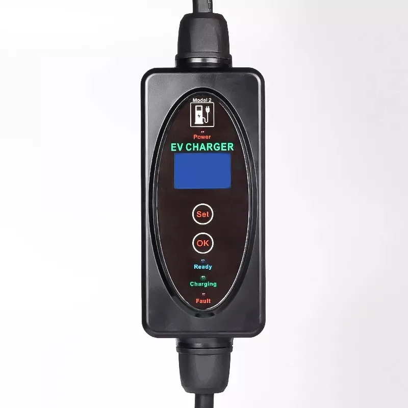 Ekec2 1ph 7.3kw 6a-32a Adjustable Cee T2 Plug 5m Length Model2 Ip67 ...