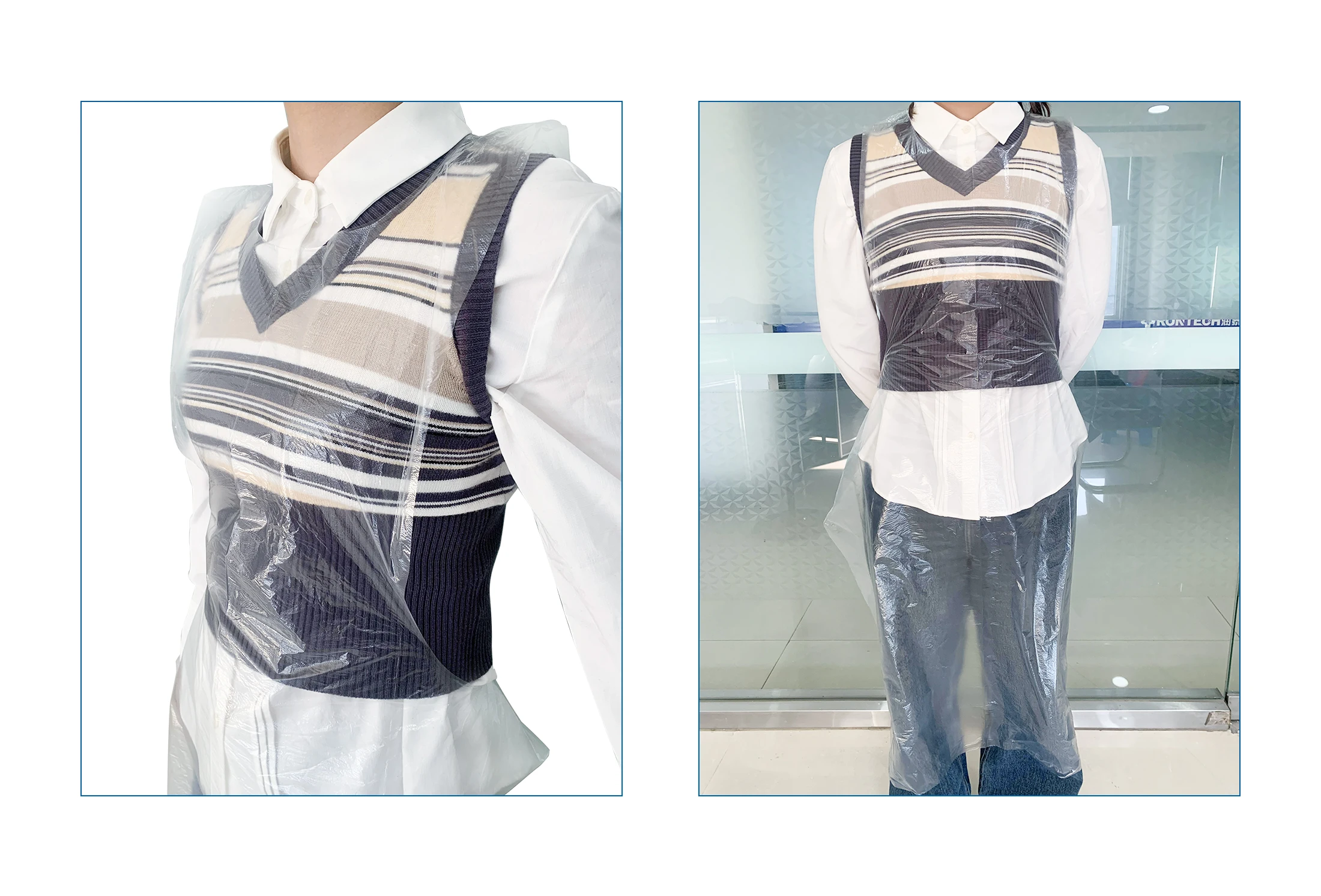 Automatic Disposable Plastic Apron Rolling Machine Kitchen Waterproof ...