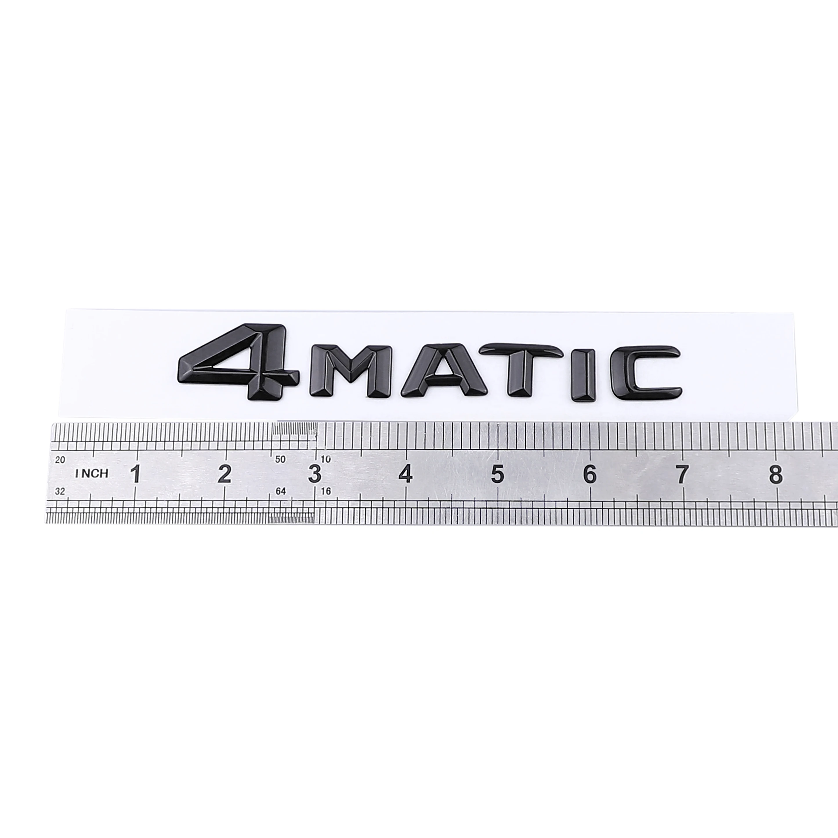 Custom 3d Alloy Letters Car Emblem Badge Matte Black Embossed Logo ...