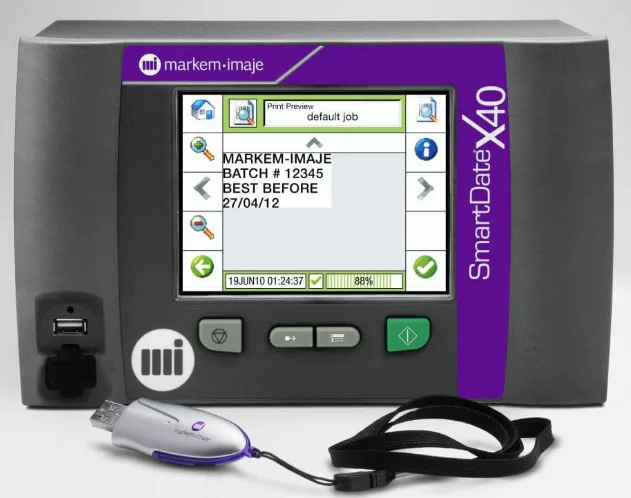 53mm Printhead Thermal Transfer Overprinter Markem Smartdate X40 Date ...