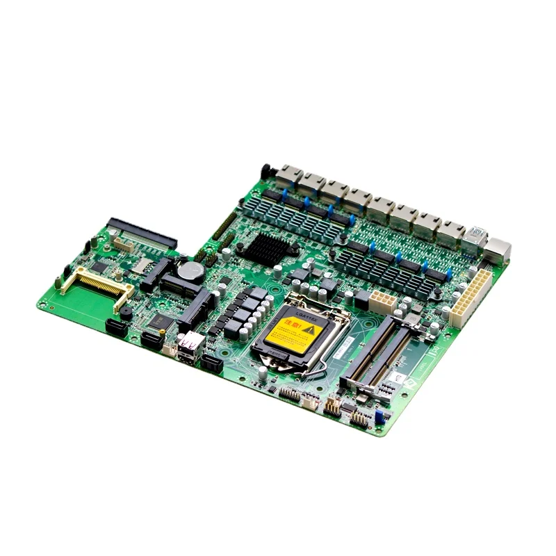 Iit 1u Rack Mount Lga1151 Sfp Optical Fiber H170 Firewall Motherboard 8 ...