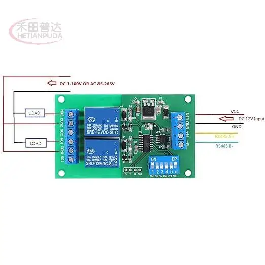 CE035 Relay Module - 2 Channel RTU with Dual Command Input