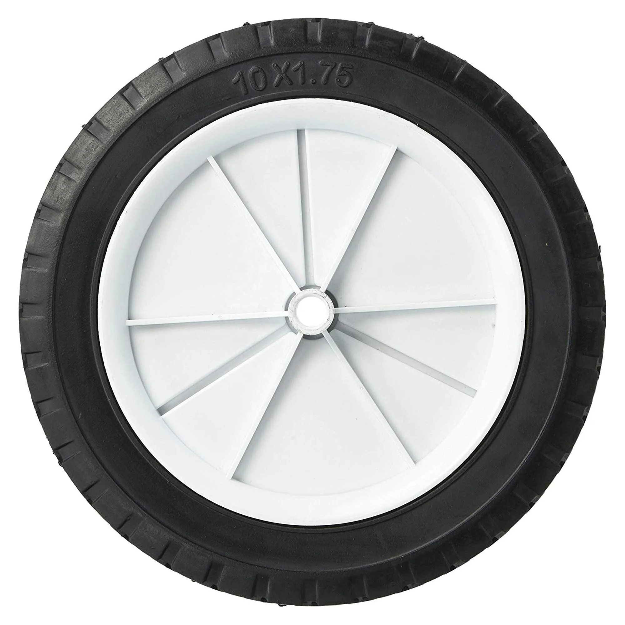 10'' Semi Pneumatic Rubber Wheel 10'' Light Weight Rubber Plastic Wheel ...