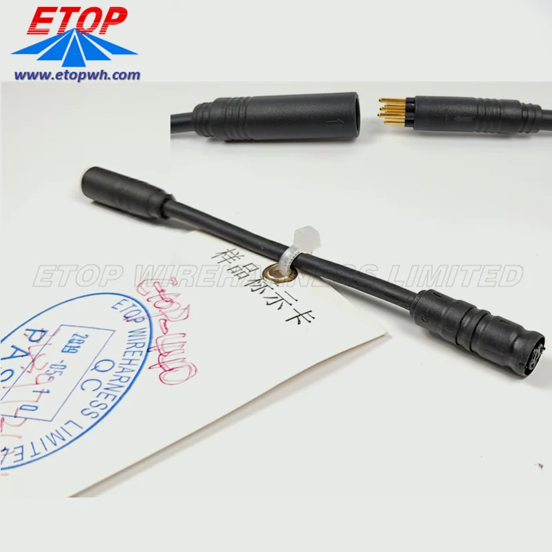 Custom M6 Connectors for Electric Bicycle Wire Harness - Durable ...