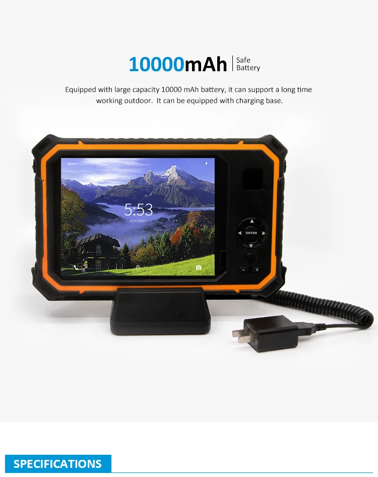 T80v2p Industrial Rugged Tablet Pc 7.9' 4g Lte Gps&gnss Option Lf/hf ...