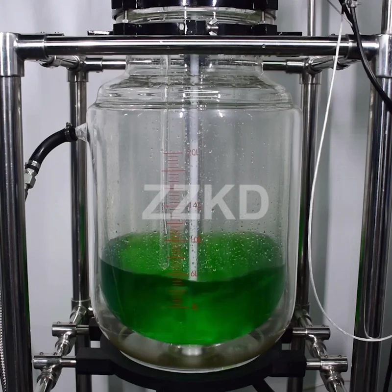 (kd) Lab Jacketed Chemistry Glass Batch Reactor - Buy Jacketed ...