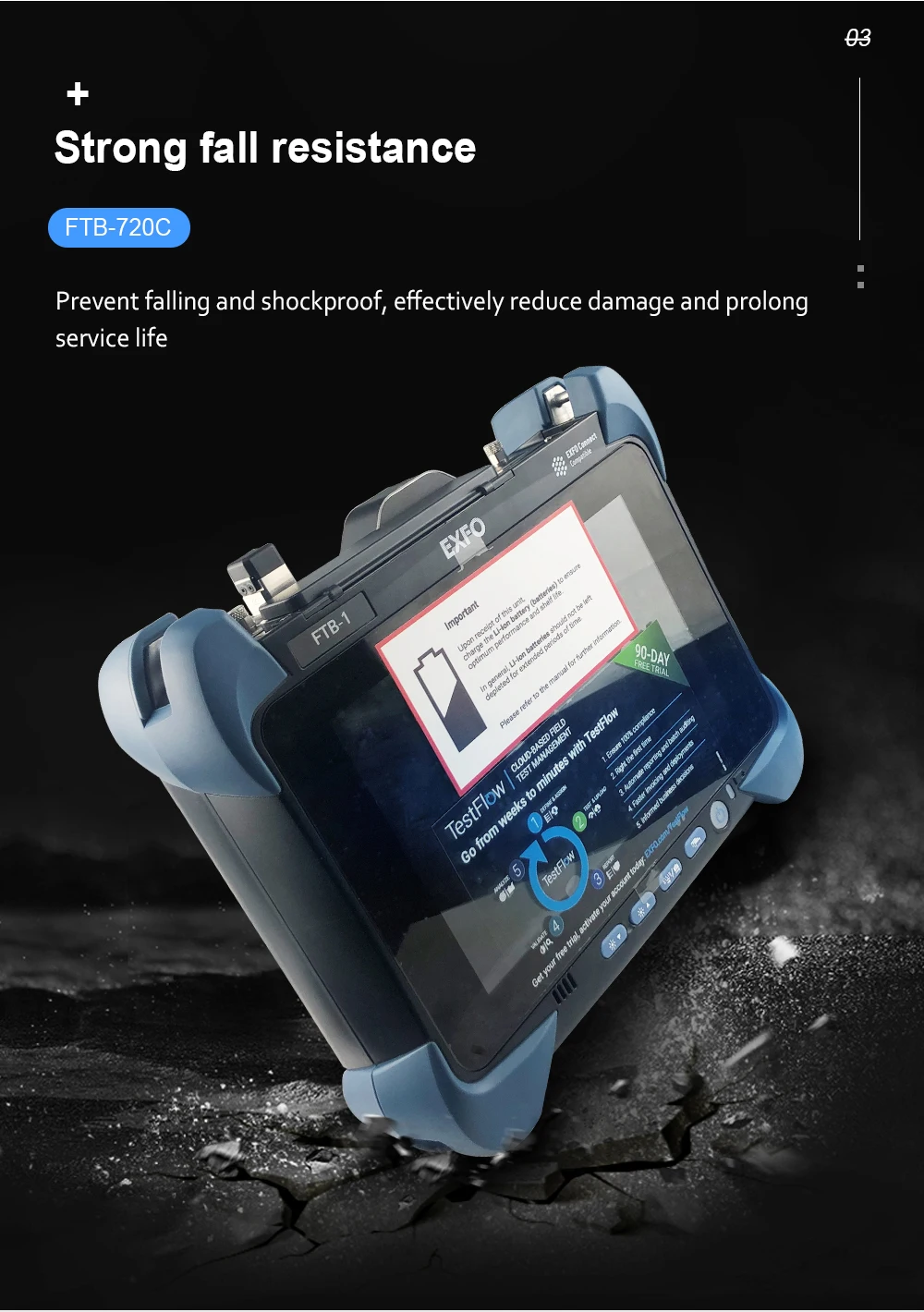 Exfo Otdr Max-720c Fiber Optic Equipment Optical Tester Exfo Otdr/Iolm ...