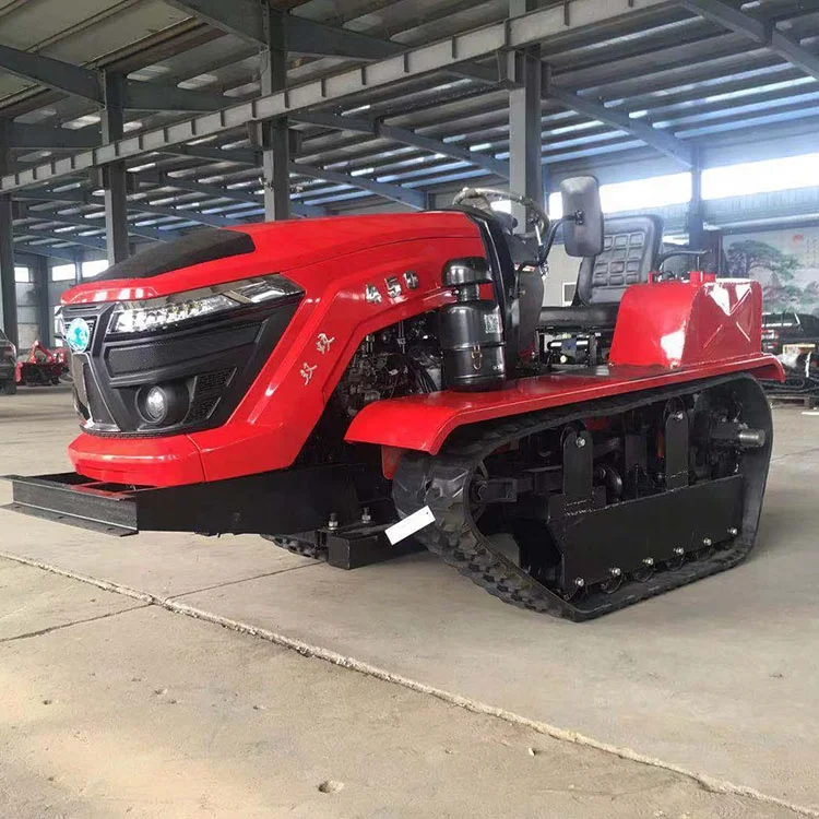 Hot Sales Crawler Tractor 45hp And 80 Hp Rice Paddy Field Light Crawler ...