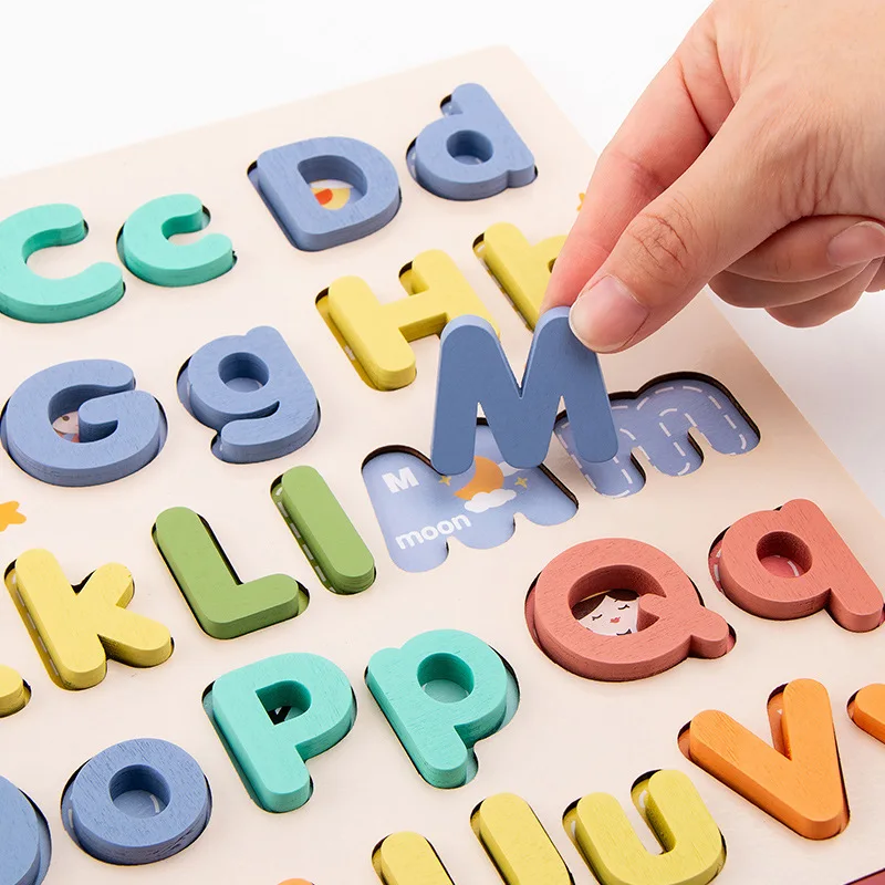 Children's Educational Uppercase And Lowercase Letters Matching ...