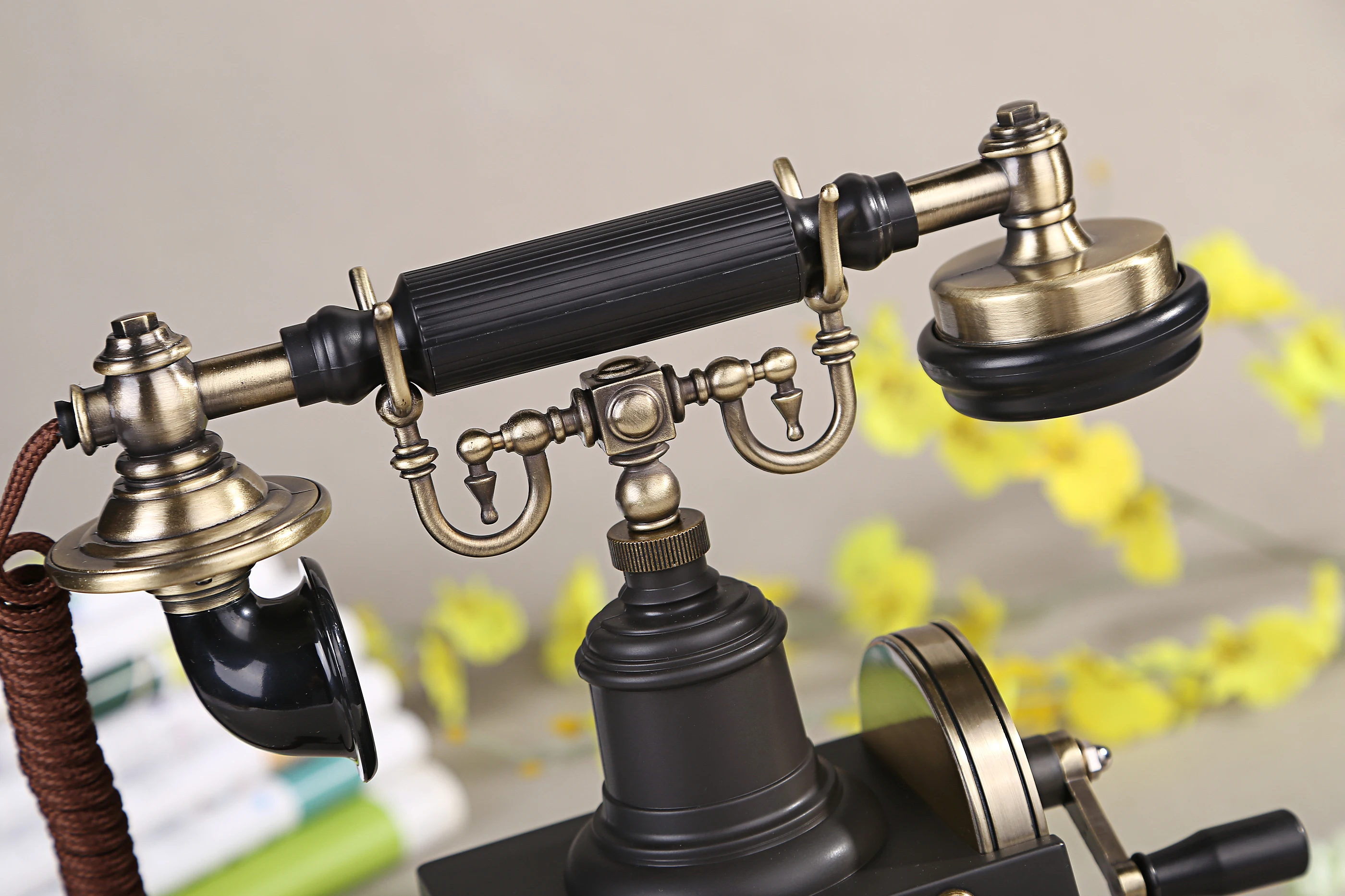 Antique Telephone Eiffel Tower 1892 Rotary Dial Phone