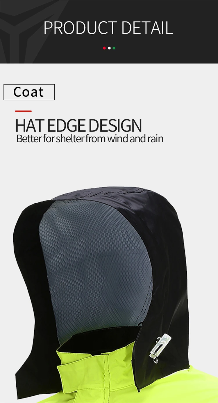 Motowolf Motorcycle Raincoat & Pants Suit - Waterproof & Reflective ...