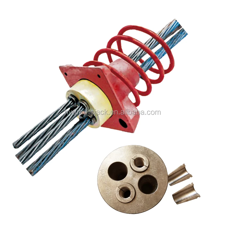 Prestressed Concrete Post Tensioning Pt Anchor Head And Wedge - Buy Pt ...