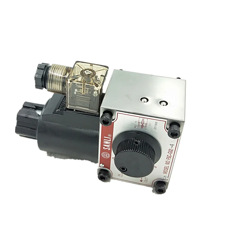 Electromagnetic Flow Control Valve FSC-G02 - Standard Hydraulic Flow ...