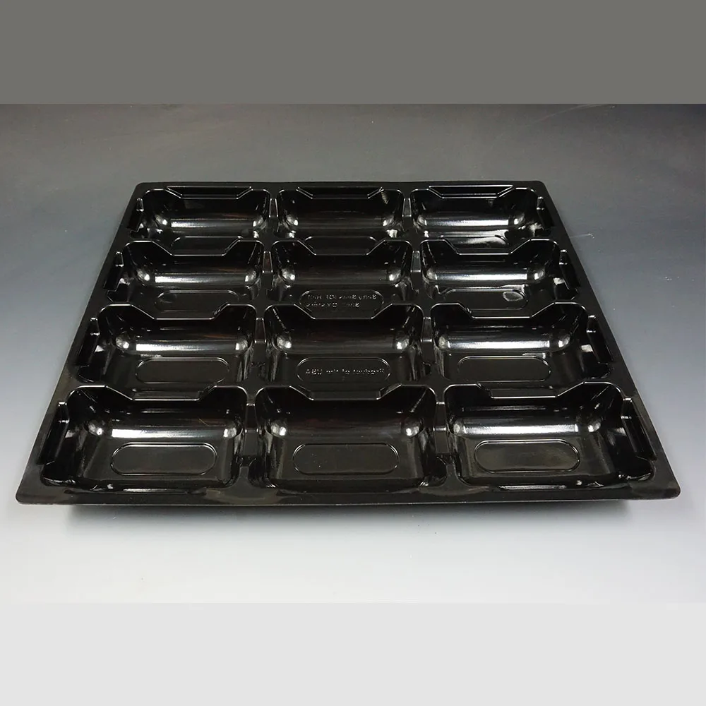 Black Pp Plastic Oyster Tray 6 Pack With Oem Service - Buy Pp Oyster ...