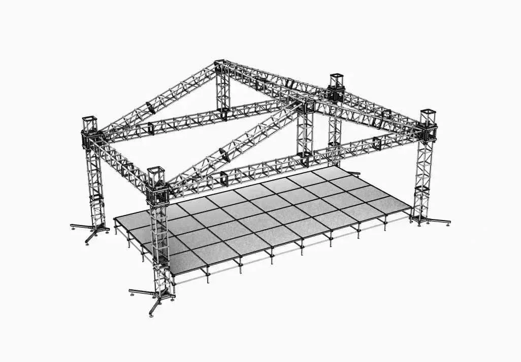 TUV Certified Portable Concert Stage Truss System