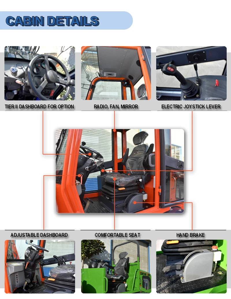 Mini Front End Loader - Payloader Machine 1T with New Design