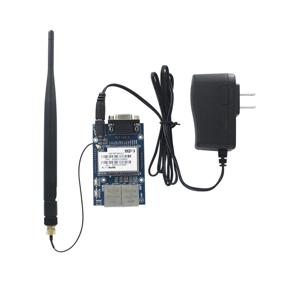 Dual Network Port Wifi RT5350 HLK-RM04 Module Kit for Industry