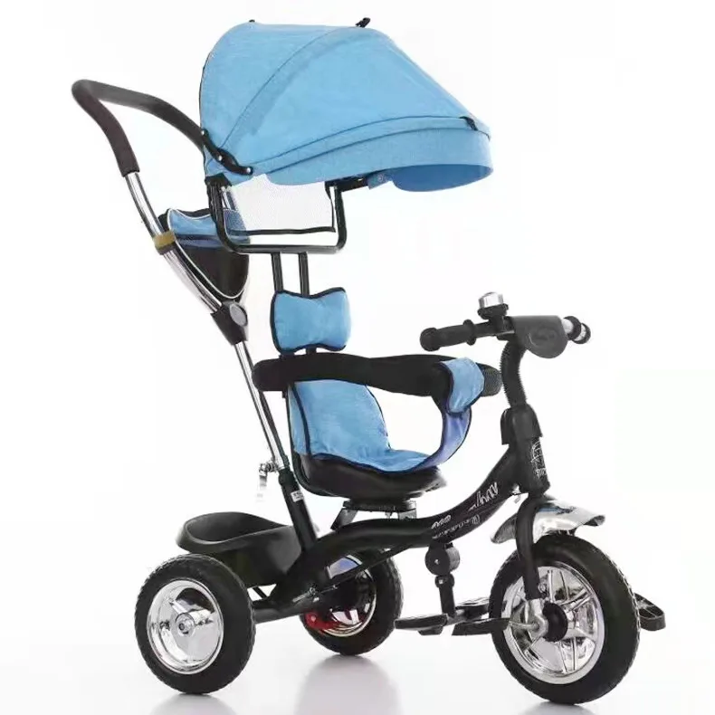 Kids 3 Wheel Stroller Smart Trike Toy Manpower Pedal 4 In 1 Child Baby ...