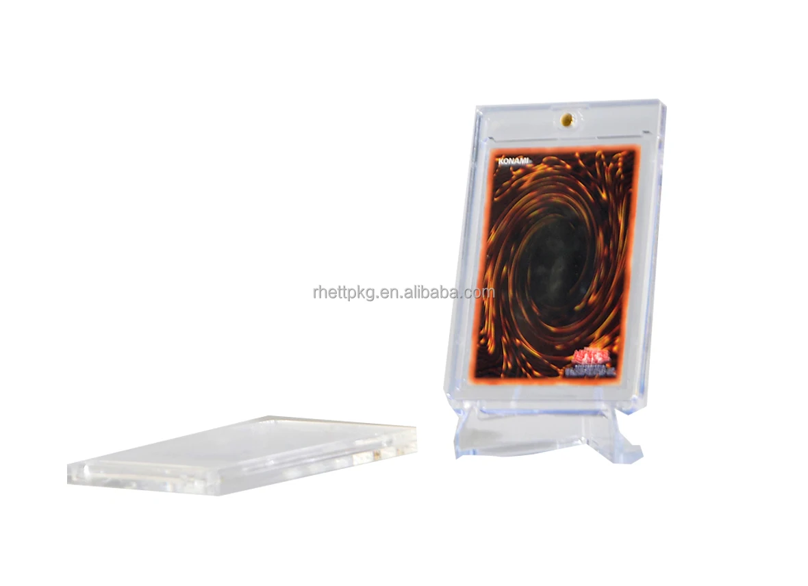 High Quality 35pt One Touch Magnetic Card Holder Uv Protection ...