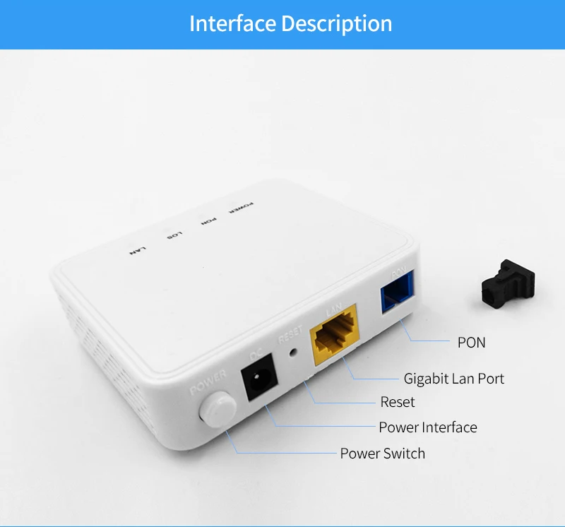 Hot Sale Ftth Optical Fiber Modem 1*ge Port Gpon Epon Gepon Router Onu ...