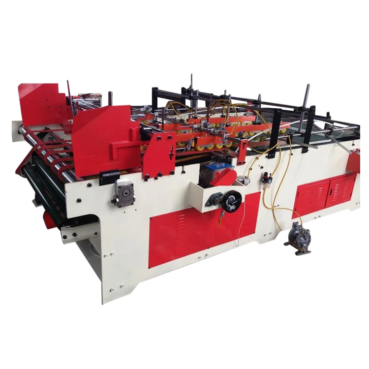 Good Design Semi-auto Carton Box Folder Gluer/press Pasting Box Machine ...