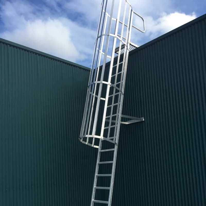 Aluminum Stair Case Safety Manhole Cage Step Ladder Climb Step Ladder ...