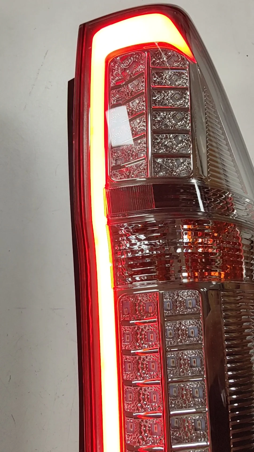 Grand Starex H1 Led Tail Lights Rear Lamps Chrome Housing 2007-2014 ...