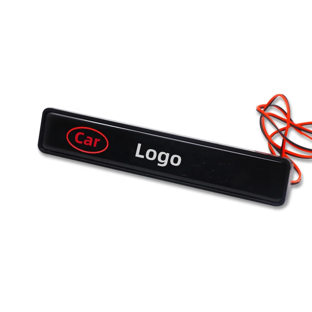For Car Logo Led Light Front Grille Emblem Badge Customized ...