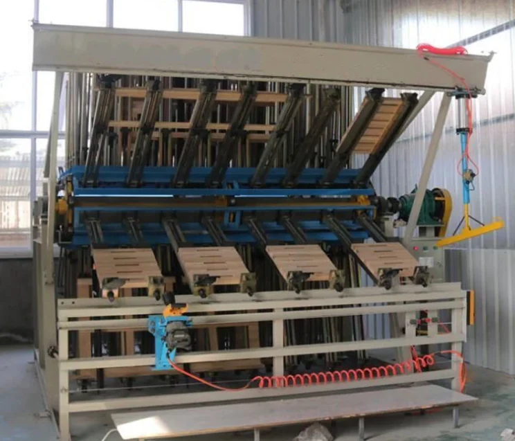 Pneumatic Wood Composer Rotary Clamp Carrier For Wood Coffin Lid Casket ...