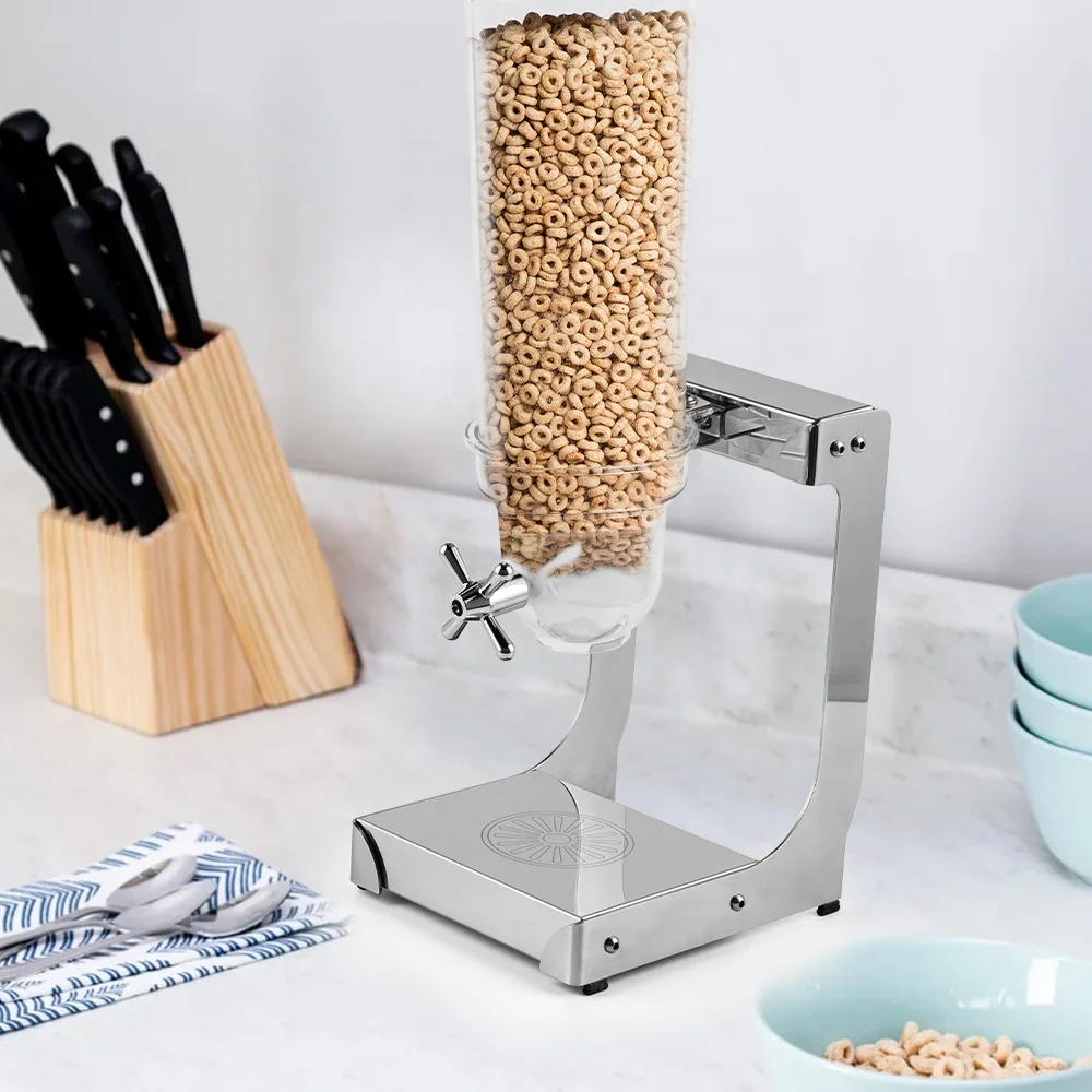 Stainless Steel Cereal Machine Buffet Grain Dispenser Hotel Breakfast ...