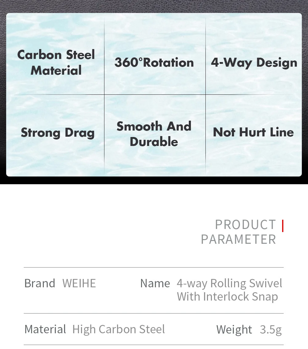 TOPIND Four-way Swivel Pin Connector Fishing Accessories Made in China ...