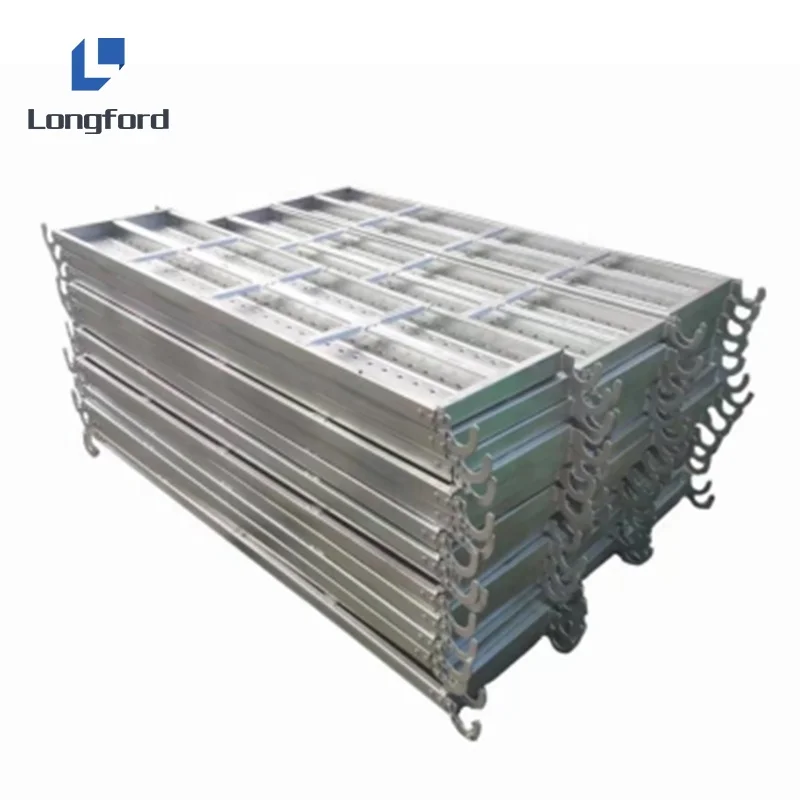 High Safety Galvanized Scaffolding Steel Plank With Hooks Steel Catwalk ...