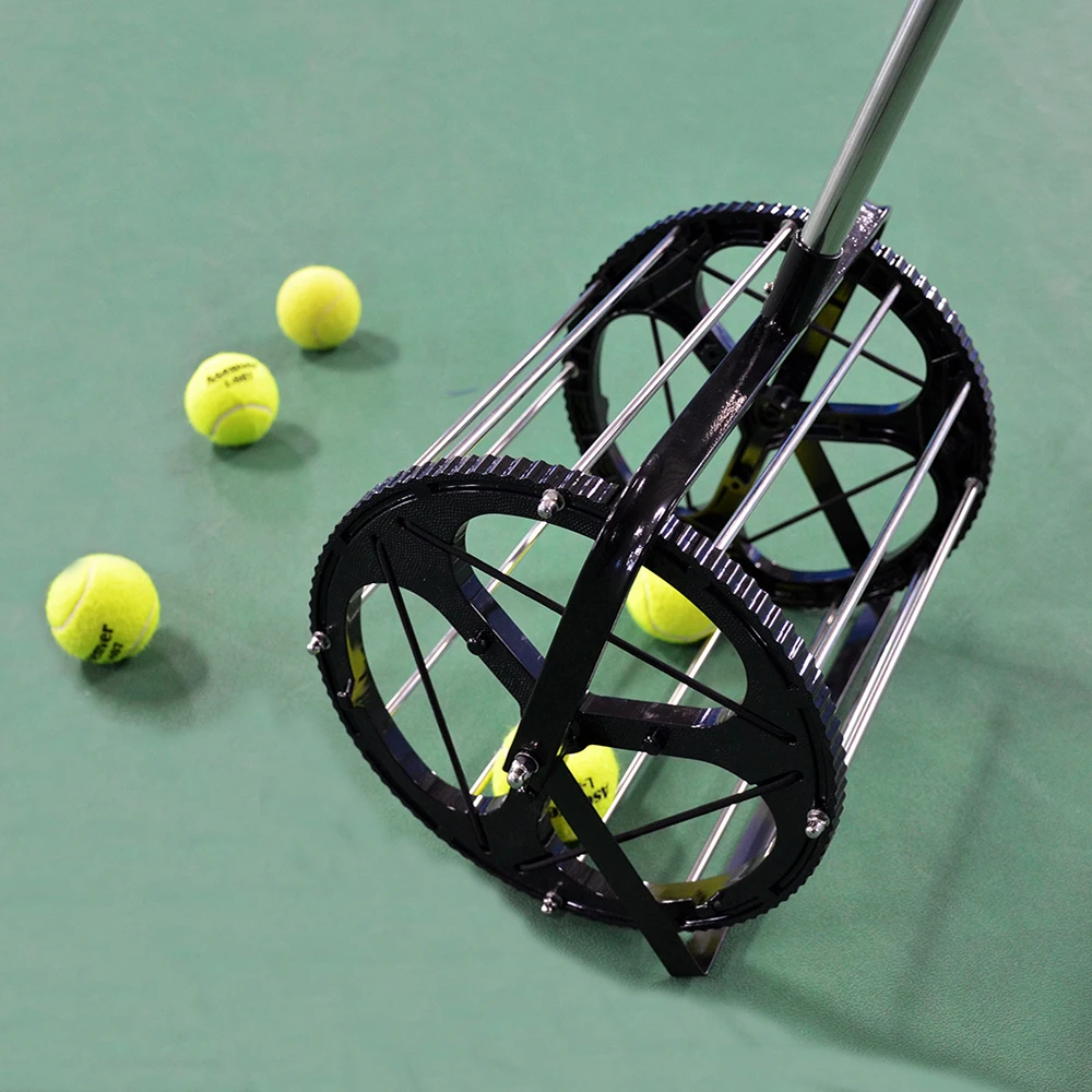 Asenver Automatically Tennis Ball Collector Professional Ball Receiver ...