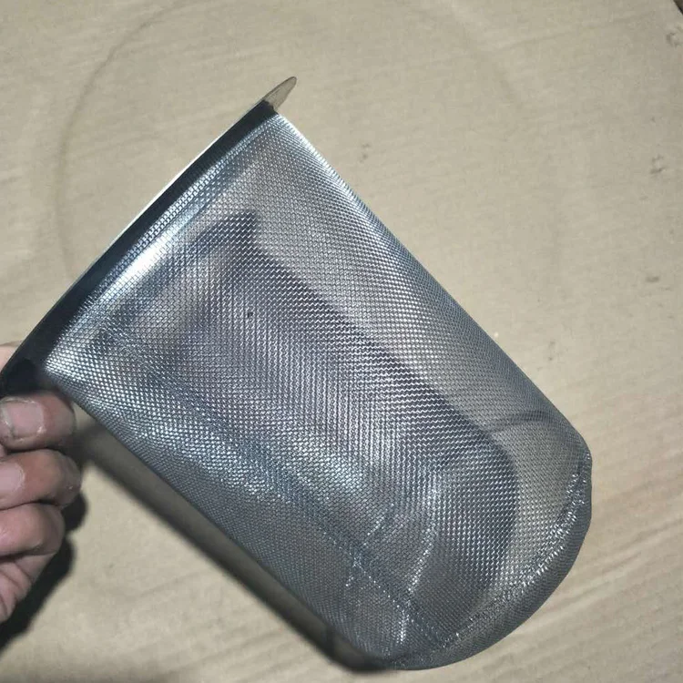 304 Stainless Steel Bucket Filter Strainer Metal Filter Mesh Bucket ...