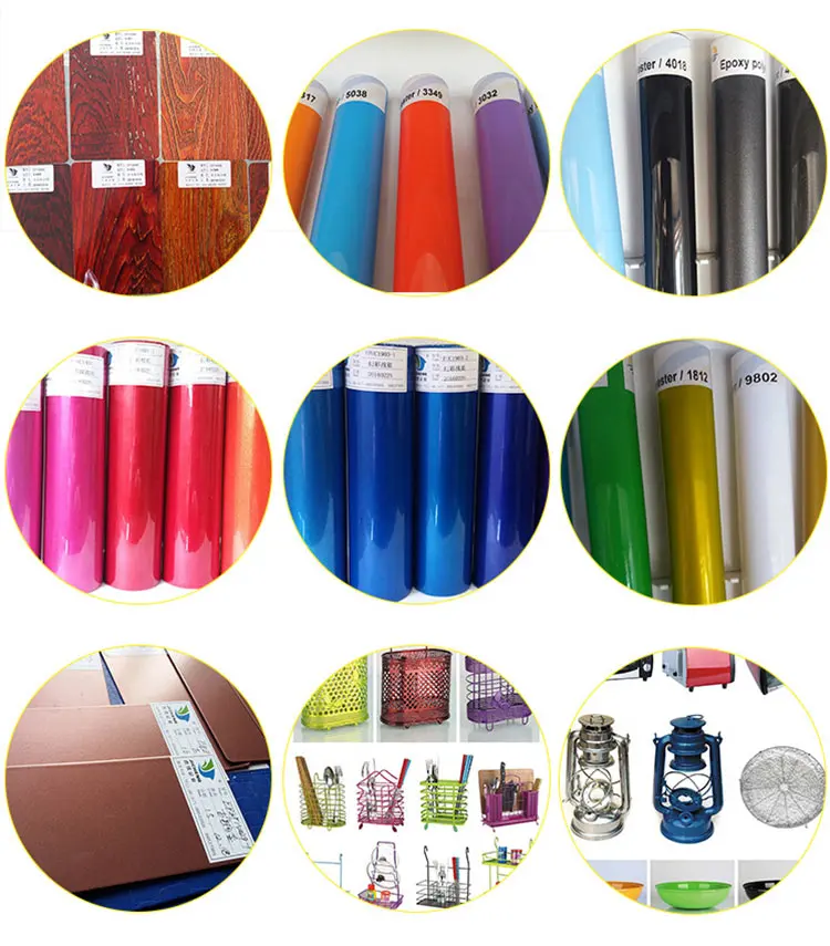 High Quality RAL7032 No Pollution Champagne Colored Electrostatic ...