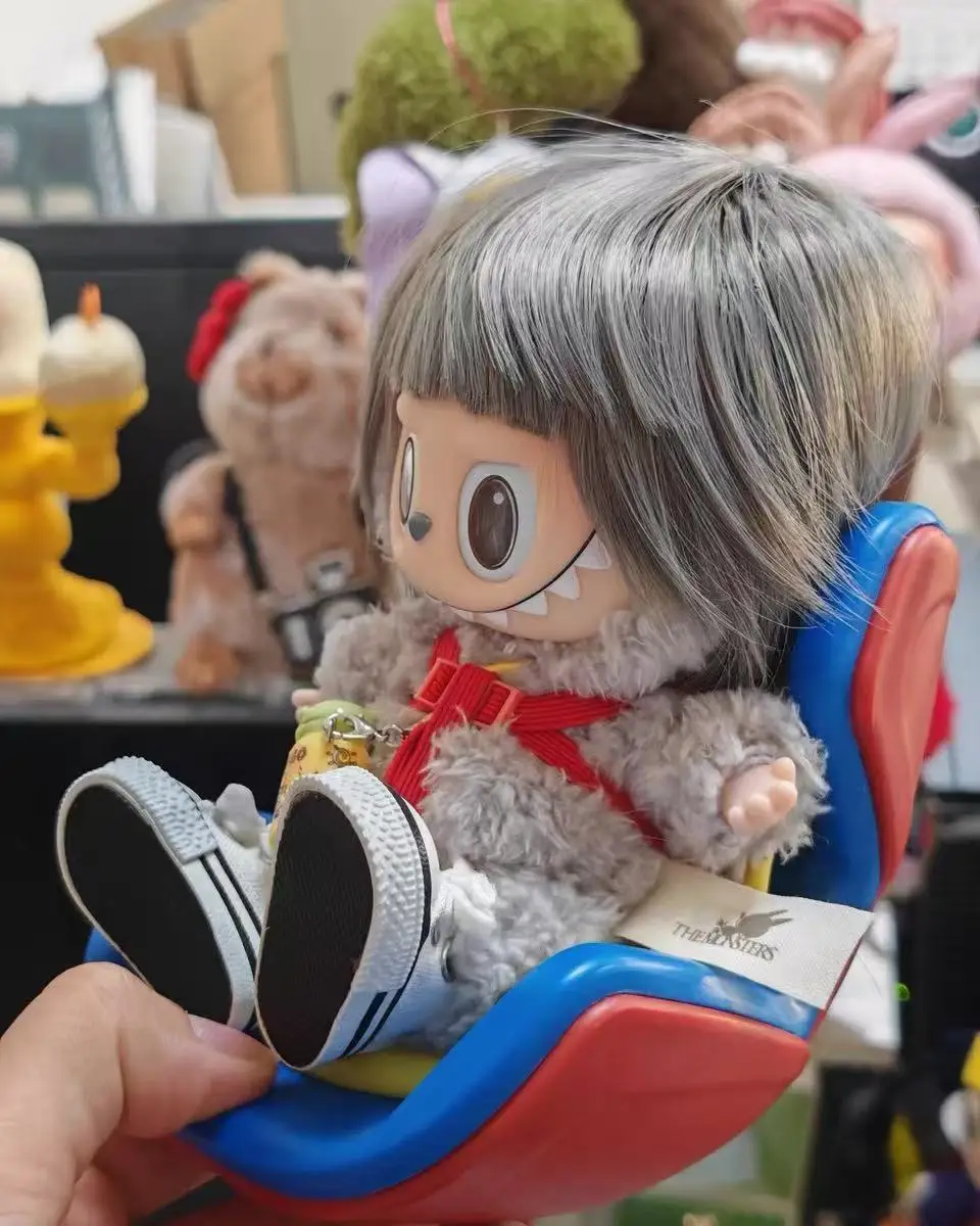 Labubu Wig Big Energy Wigs Labubu Haircut Decoration Labubu Headband ...