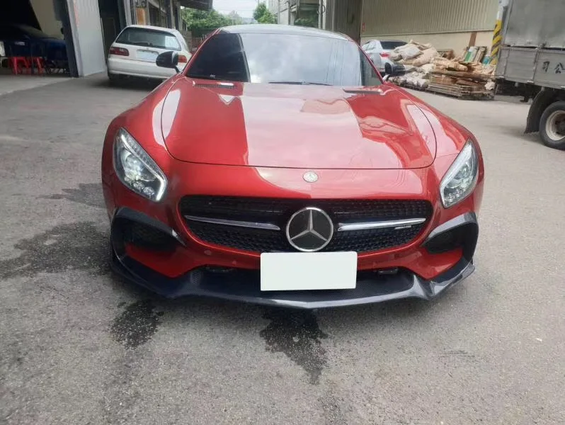 Black Rz Style Carbon Fiber Body Kit For Mercedes Benz Amg Gt Gts Gtc ...