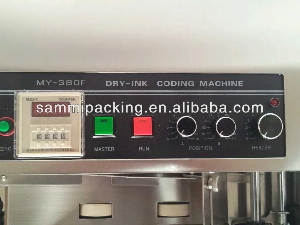 My-380 Automatic Numbering Machine/date,Batch Number For Label,Plastic ...
