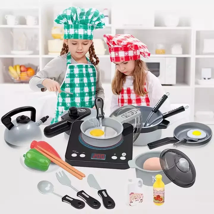 Puzzle Simulation Induction Cooker - Educational Kitchen Toy