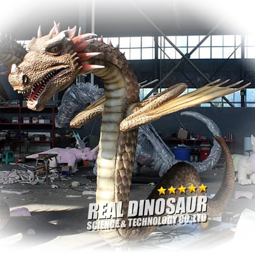 Theme Park Dragon Model - Animatronic Western Dragons