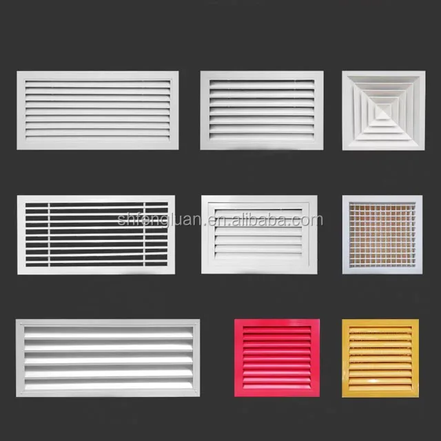HVAC System Aluminium Supply Air Grille with Obd Duct Vent