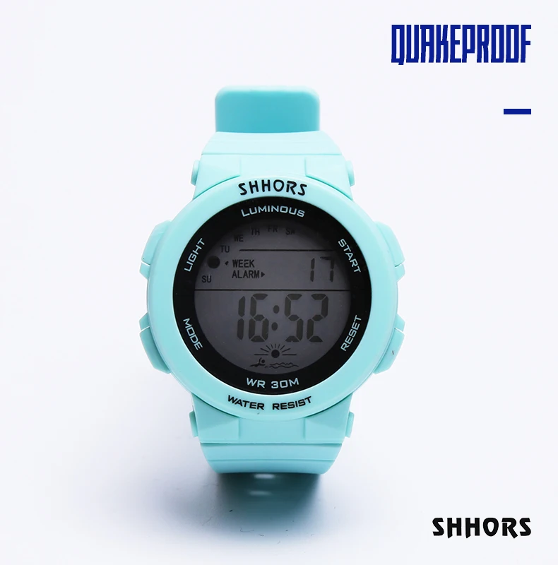 Shhors Watch 0317 Digital Alarm 3ATM Water Resistant Wristwatch ...